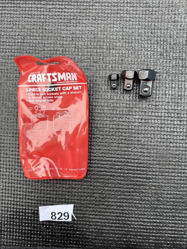 Sears Craftsman USA Nos 3pc Socket Cap Set Very Rare 43303 1/2 3/8 1/4 ...