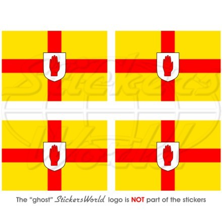 ULSTER Province Flag IRELAND Irish 50mm (2") Vinyl Bumper Stickers ...