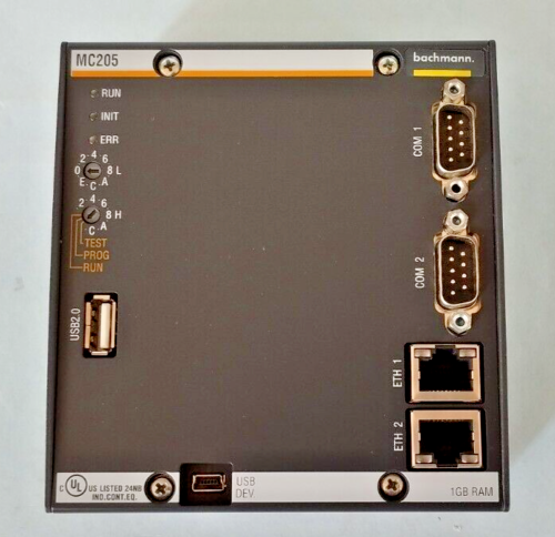 MC205 Bachmann CPU Controller Module 1GB RAM MC205/1GB | eBay