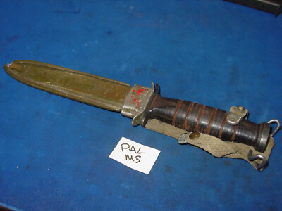 Original WWII Airborne Paratrooper M3 Combat Knife PAL Guard Marked ...