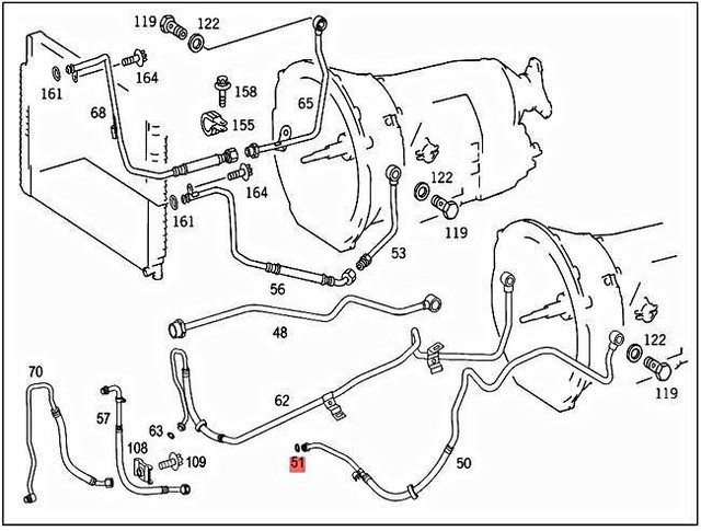 Mercedes-Benz 0199975745 Genuine OEM Cooler Line O-ring for sale online ...