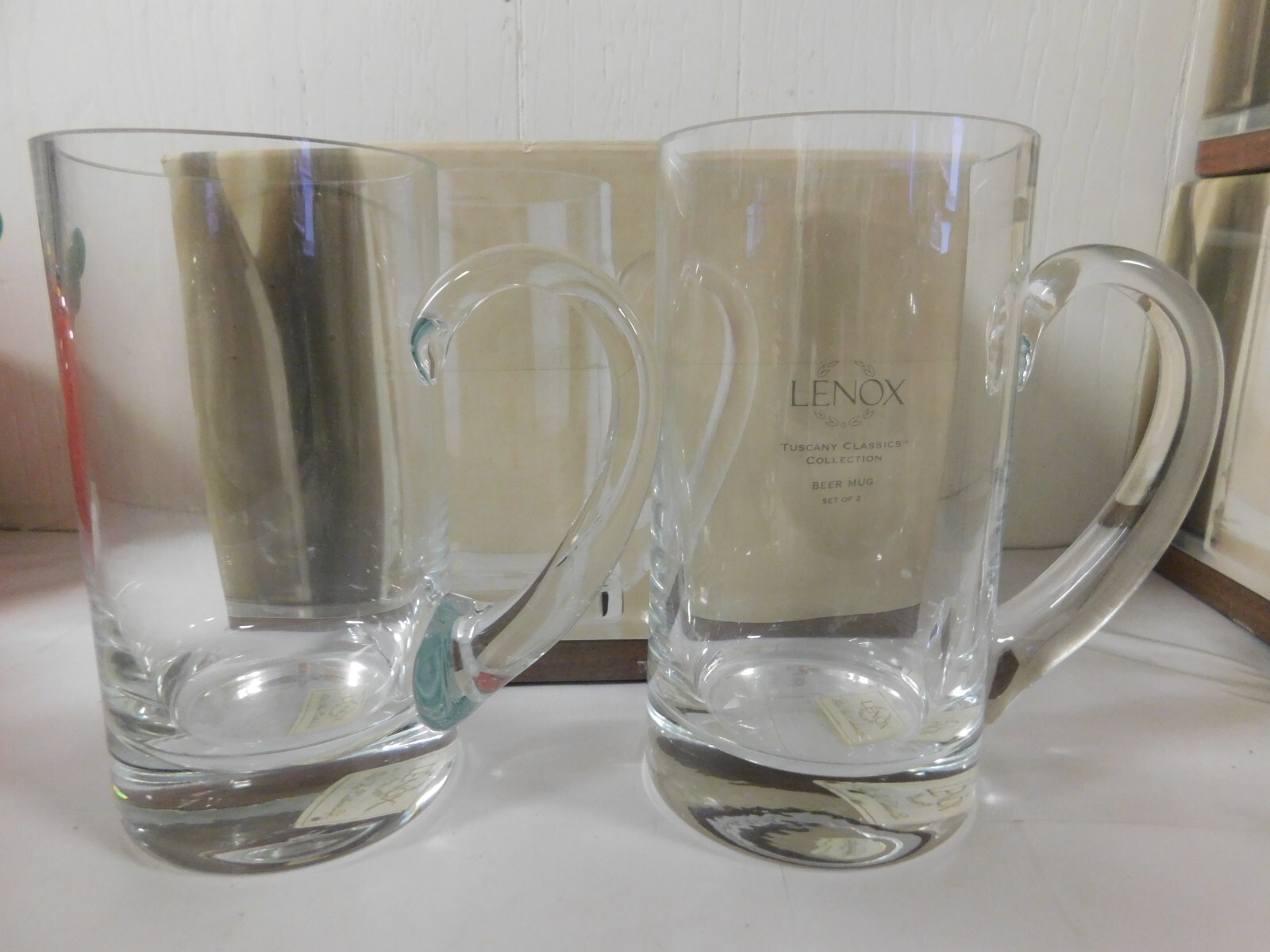 Lenox Tuscany Crystal 24 oz Beer Mugs Set of 2 | eBay