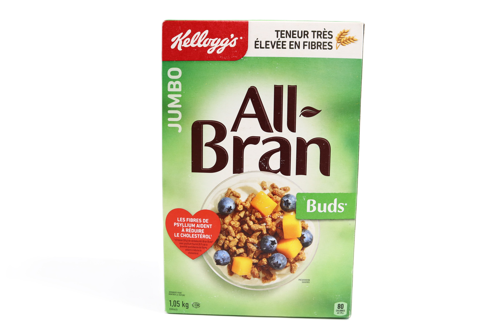 Kellogg's All-Bran Buds Cereal, 1050g/2.53 Pounds {Imported from Canada ...