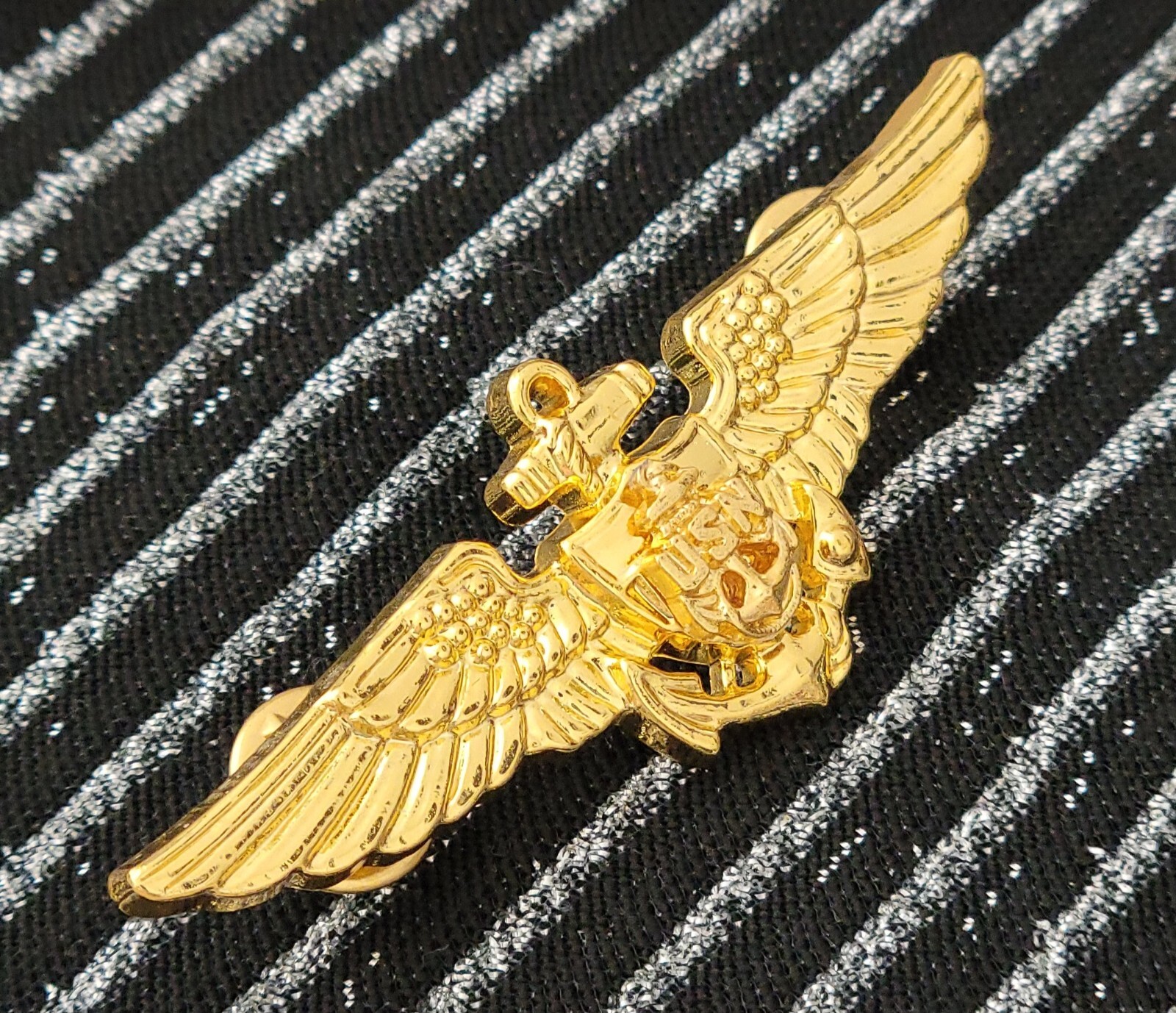 US Navy USN Marine Pilot Wing Badge Insignia Aviator Military CUSTOM ...