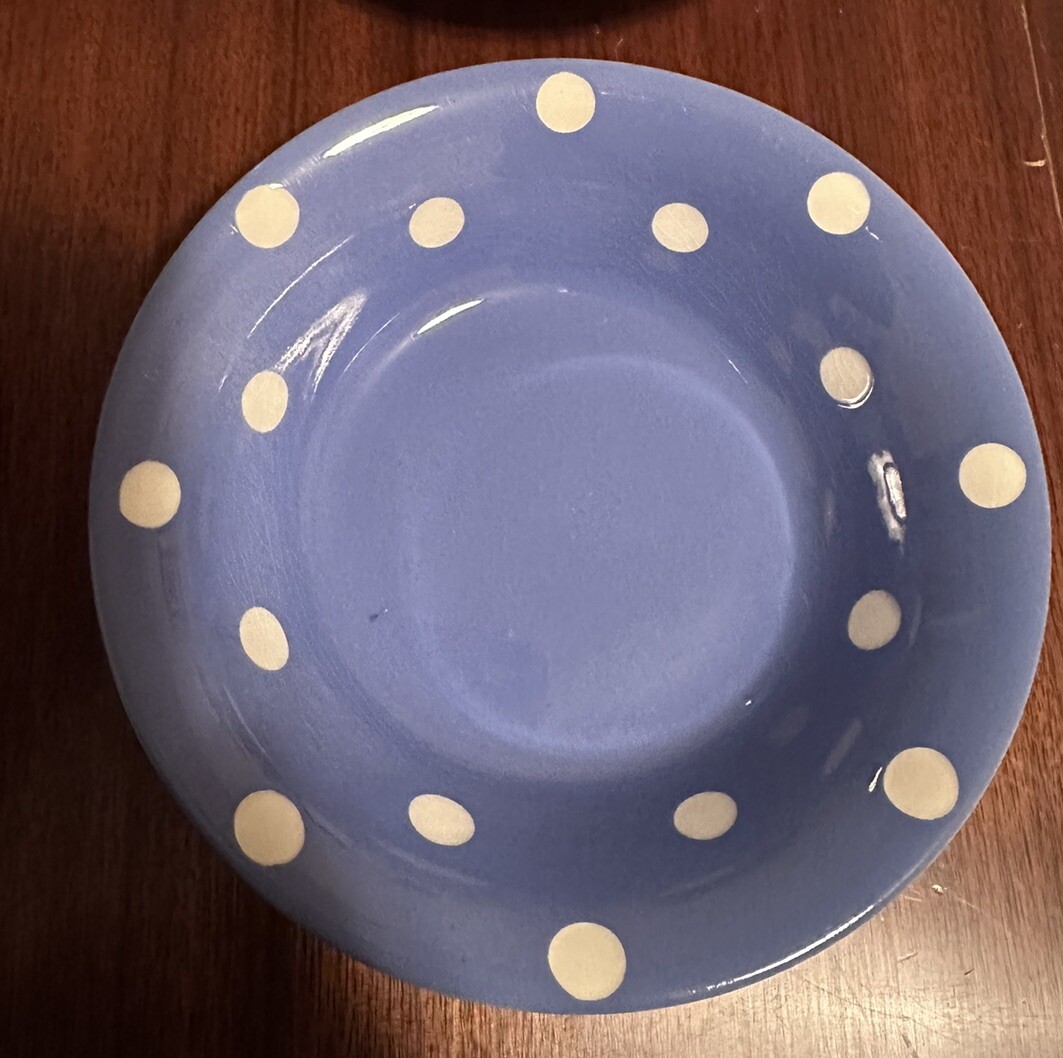 T G Green Cornishware Domino Set Of 4 Blue Soup / Cereal Bowls Vintage ...