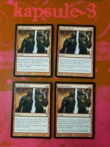4x Sudden Shock | Time Spiral | MTG Magic The Gathering Cards | eBay