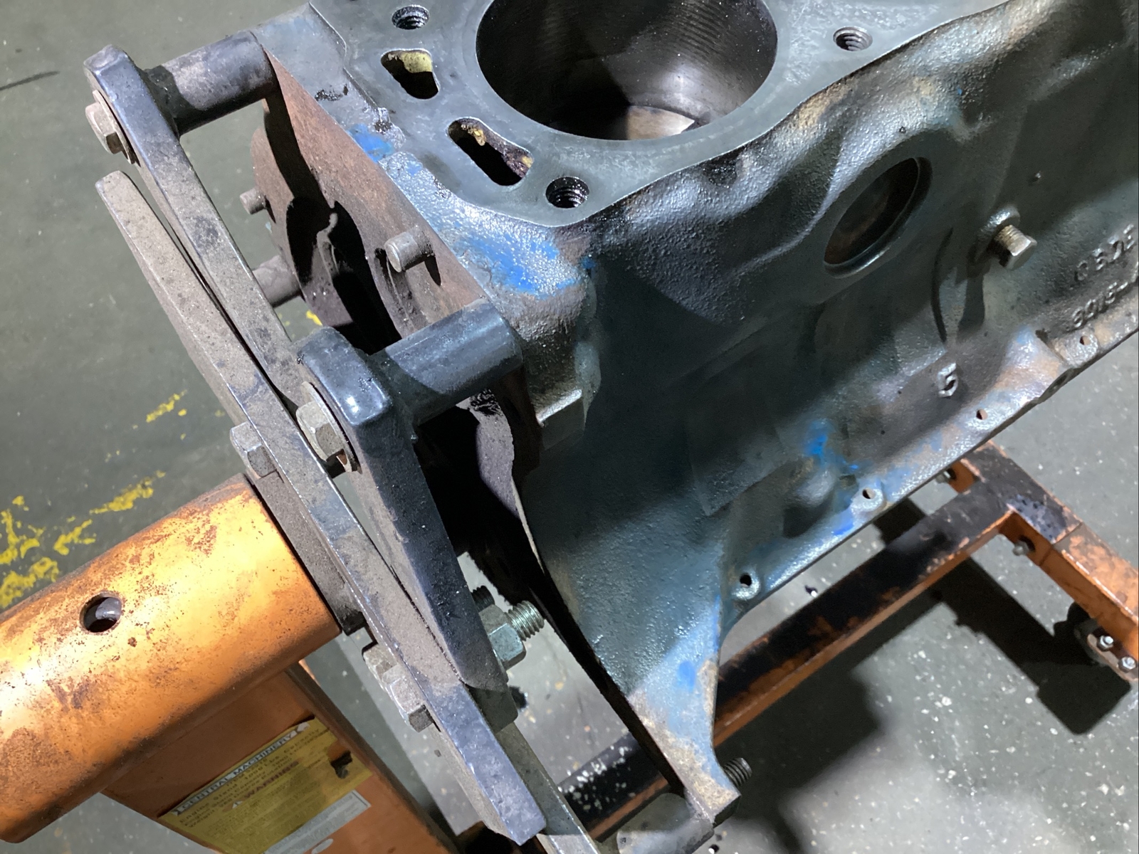 1966 FORD 170 6CYL I6 SHORT BLOCK, STOCK BORE. C6DE-6015-A DATE 5K12 WE ...