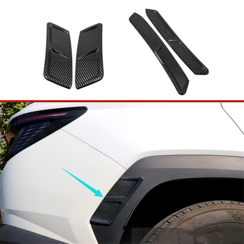 For Hyundai Tucson 22-24 Carbon Fiber Front+Rear Fender Wheel Eyebrow ...