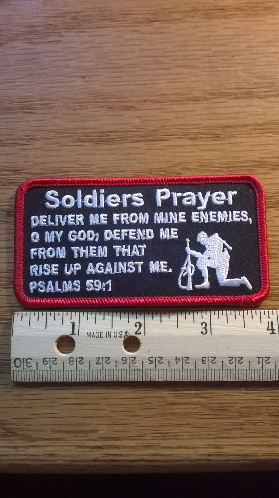 military patches SOLDIERS PRAYER patch NEW NICE | eBay
