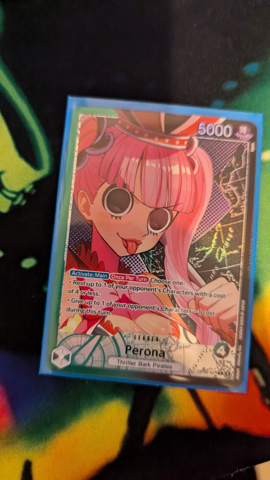 Perona OP06-021 Leader Alt Art One Piece Card Wings of the Captain ENG ...
