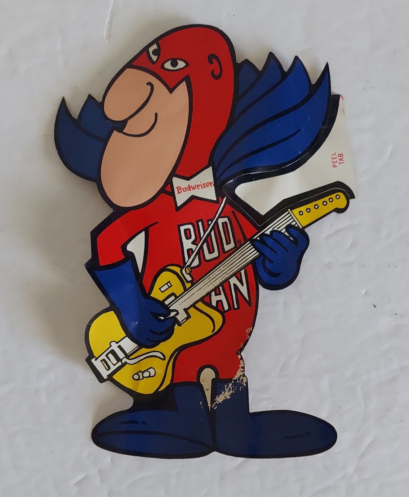 Vintage Lot of 3 Budweiser Bud Man Assorted Stickers Decals | eBay