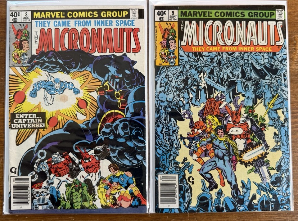 Vintage 1970s Marvel MICRONAUTS #1 Bronze Age KEY Issue Comic Lot 11 Books | eBay