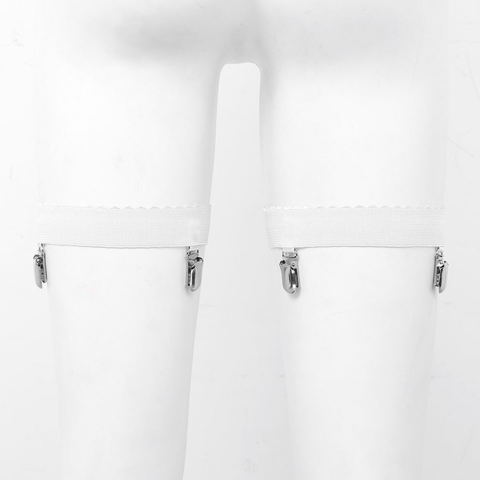 Women Garter Belt Clip Sock Thigh High Garter Belt Holder Fastener ...