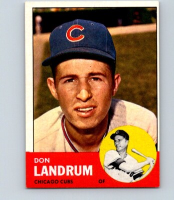 1963 TOPPS BASEBALL #113 DON LANDRUM NRMT HS | eBay