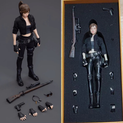 1/12 Female Soldier Action Figure Model W/Figure Body Head Sculpt ...