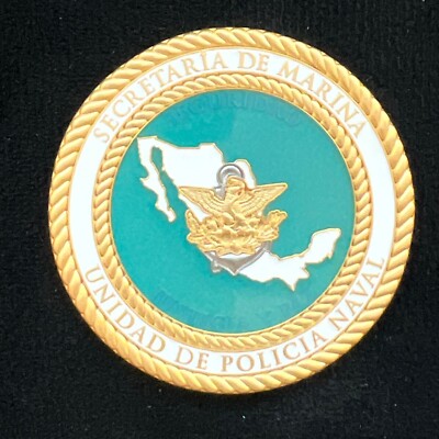 Secretary De Marina Unidad De Policia Naval Challenge Coin | eBay