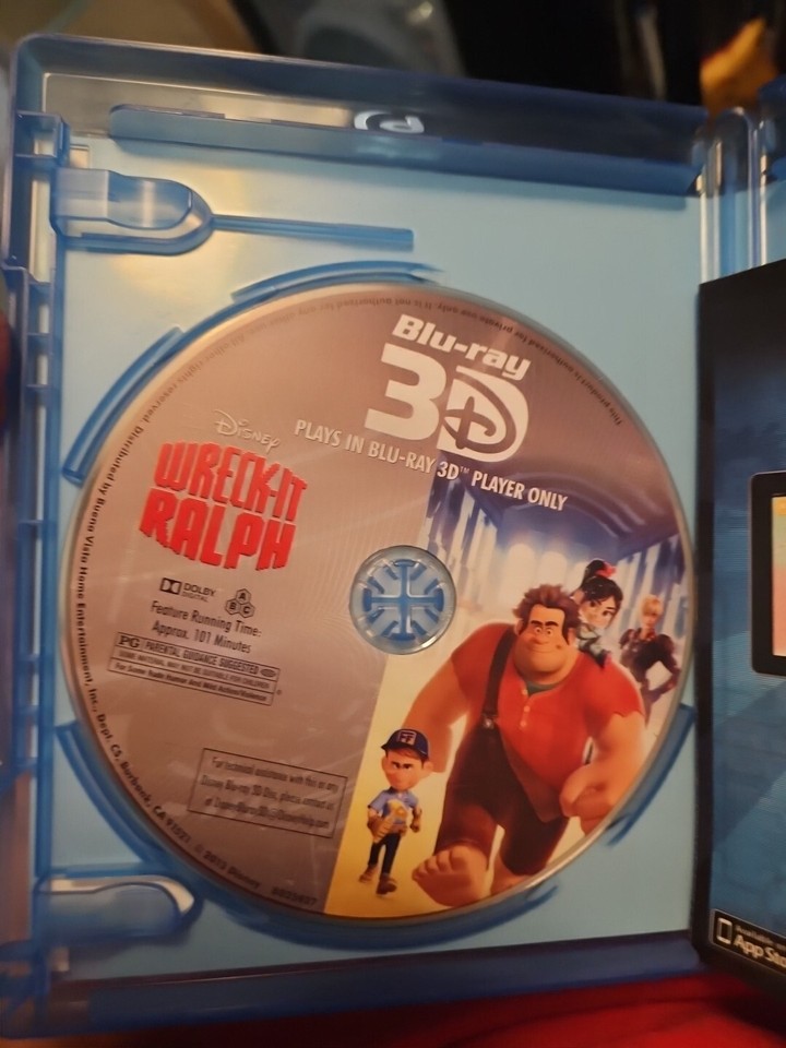 Wreck-It Ralph (Blu-ray/DVD, 2016, 4-Disc Set, Includes Digital Copy 3D ...