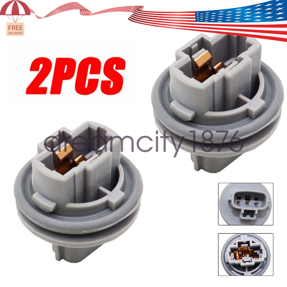 2 x Front Turn Signal Light Bulb Socket fit Toyota Tacoma Tundra 90075 ...