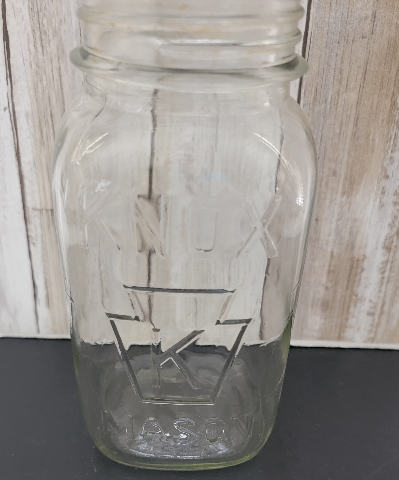 Vintage Knox Mason Jar Square Keystone Logo Canning Quart Jar | eBay