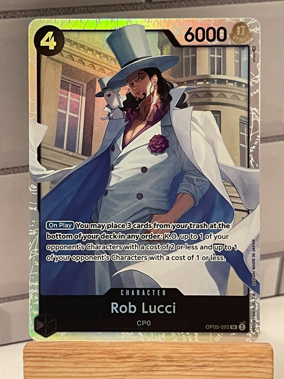 One Piece Card Game Rob Lucci OP05-093 SR English | eBay