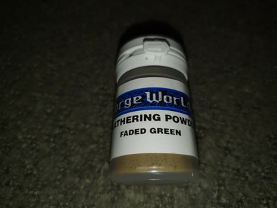 Forge World Weathering Powder Faded Green, Games Workshop New & Sealed ...