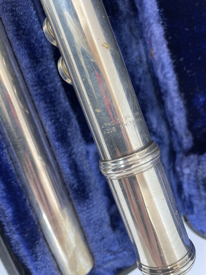 Armstrong 90 Sterling Silver Body & Head Joint Flute w/ Hard Case | eBay