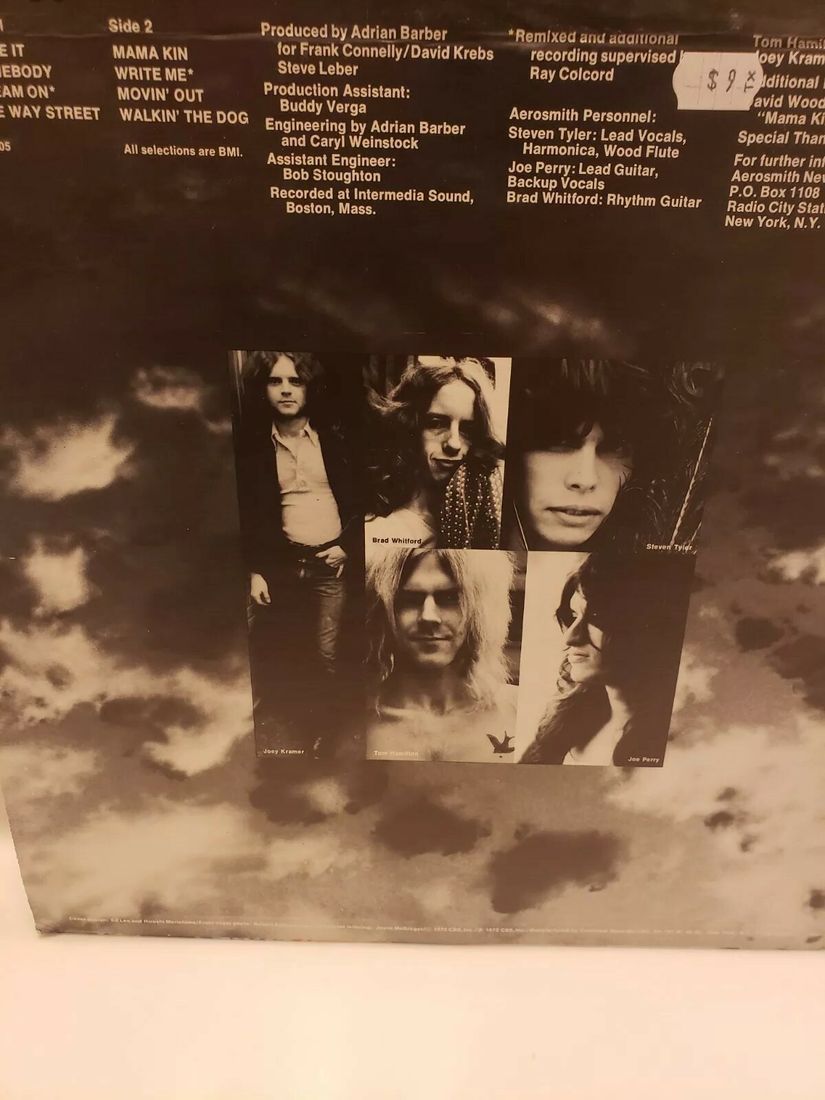 Autographed Aerosmith Debut Album(Dream On)By All 5...perfect...PSA ...