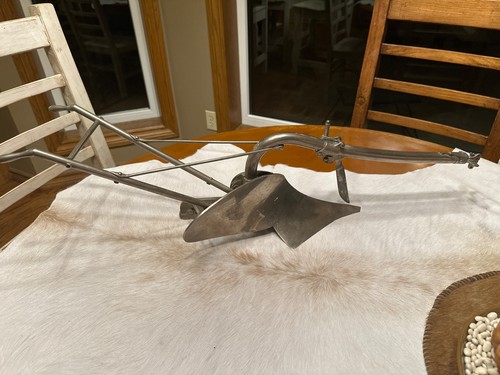 Steel salesman’s sample horse drawn single blade plow | eBay