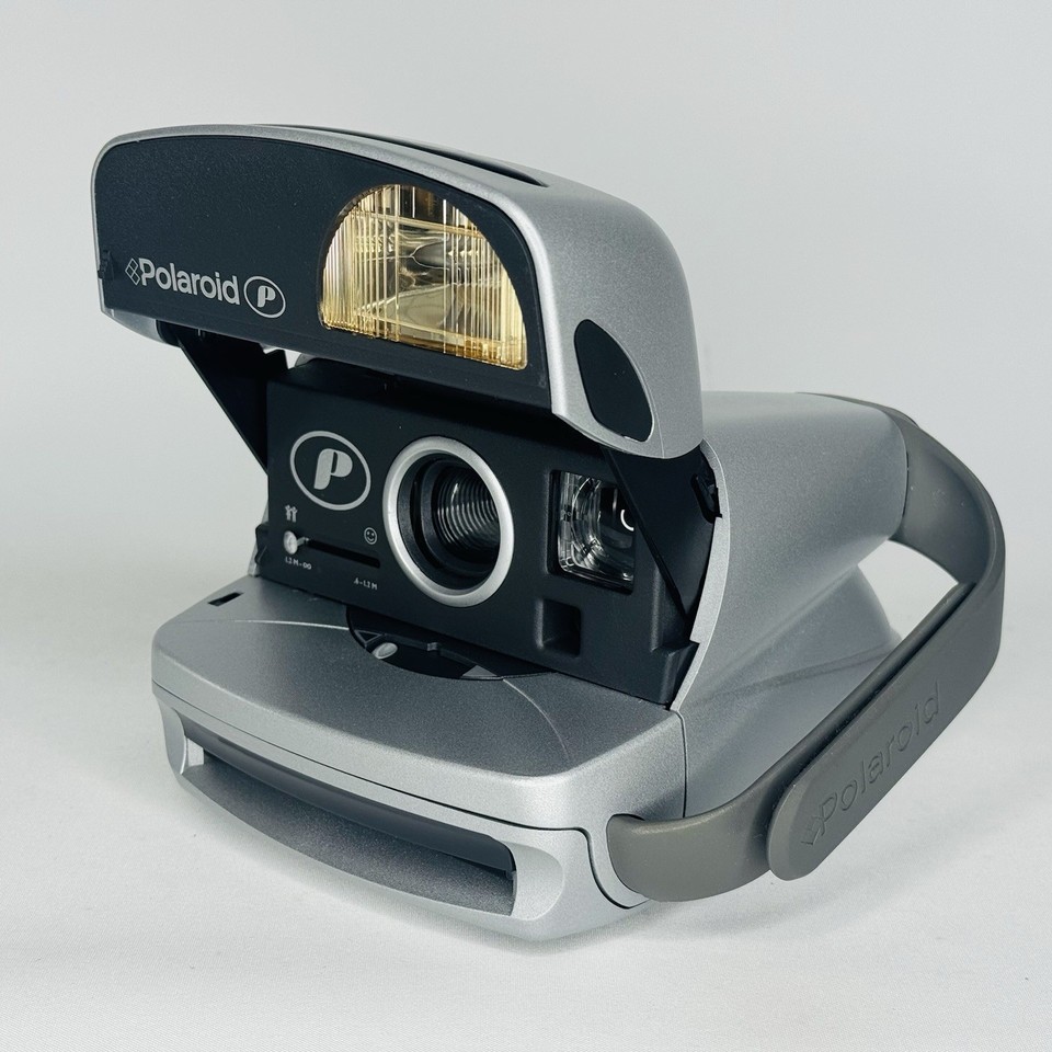 Boxed Silver Polaroid P600 Instant Film Camera - Tested and Working ...
