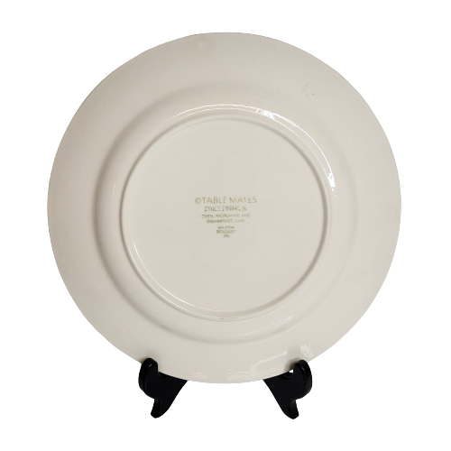 Nikko "TABLE MATES" Set of 4 Beige Dinner Plates Rare Blue Flowers 10. ...