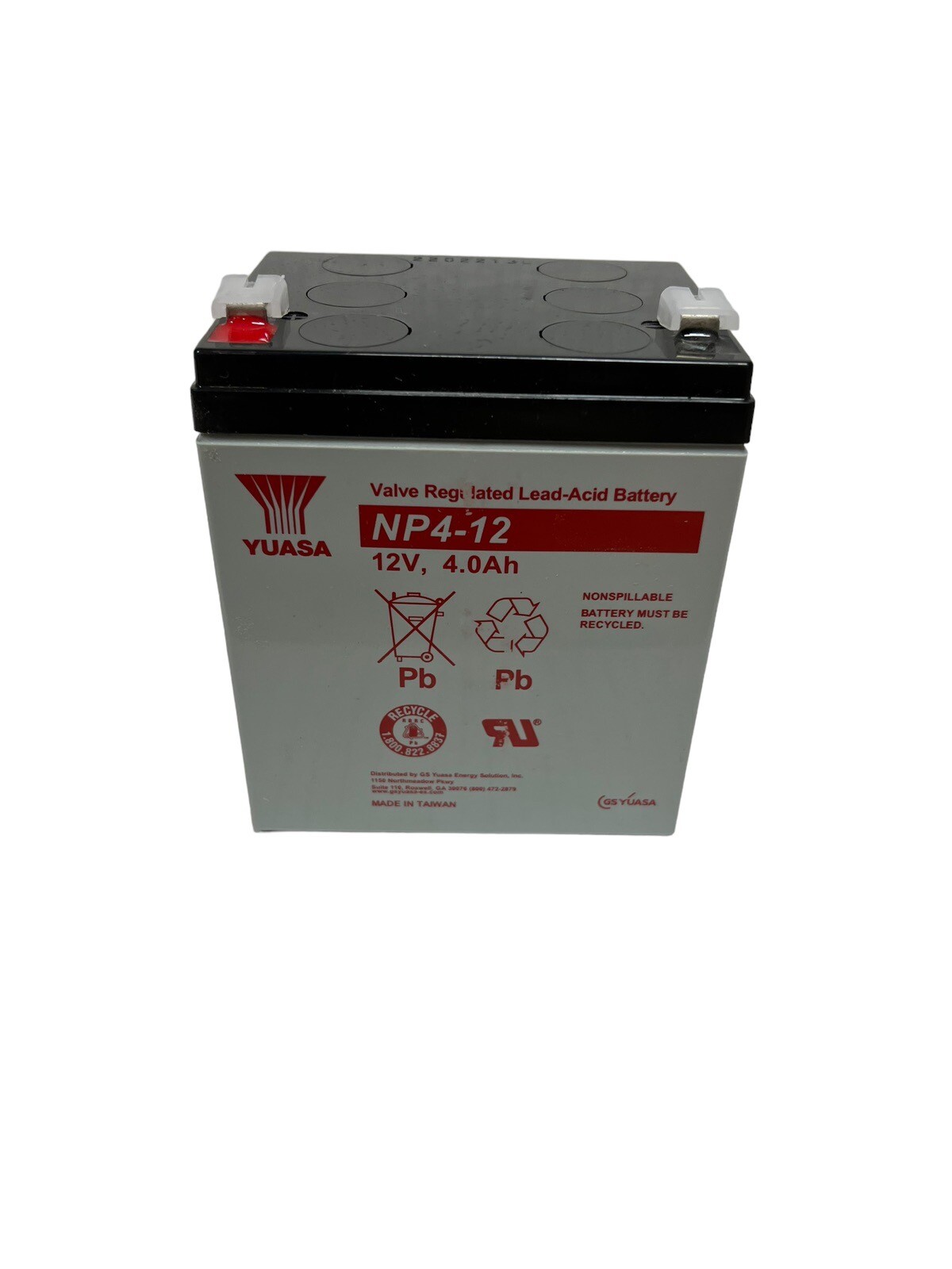 Yuasa NP4-12-Yuasa NP4-12 12 Volt 4 Amp Sealed Lead Acid Battery New | eBay