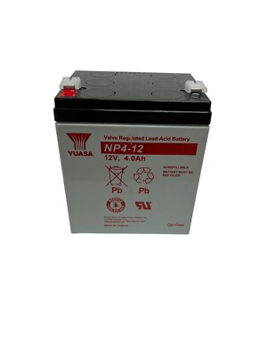Yuasa NP4-12-Yuasa NP4-12 12 Volt 4 Amp Sealed Lead Acid Battery New | eBay