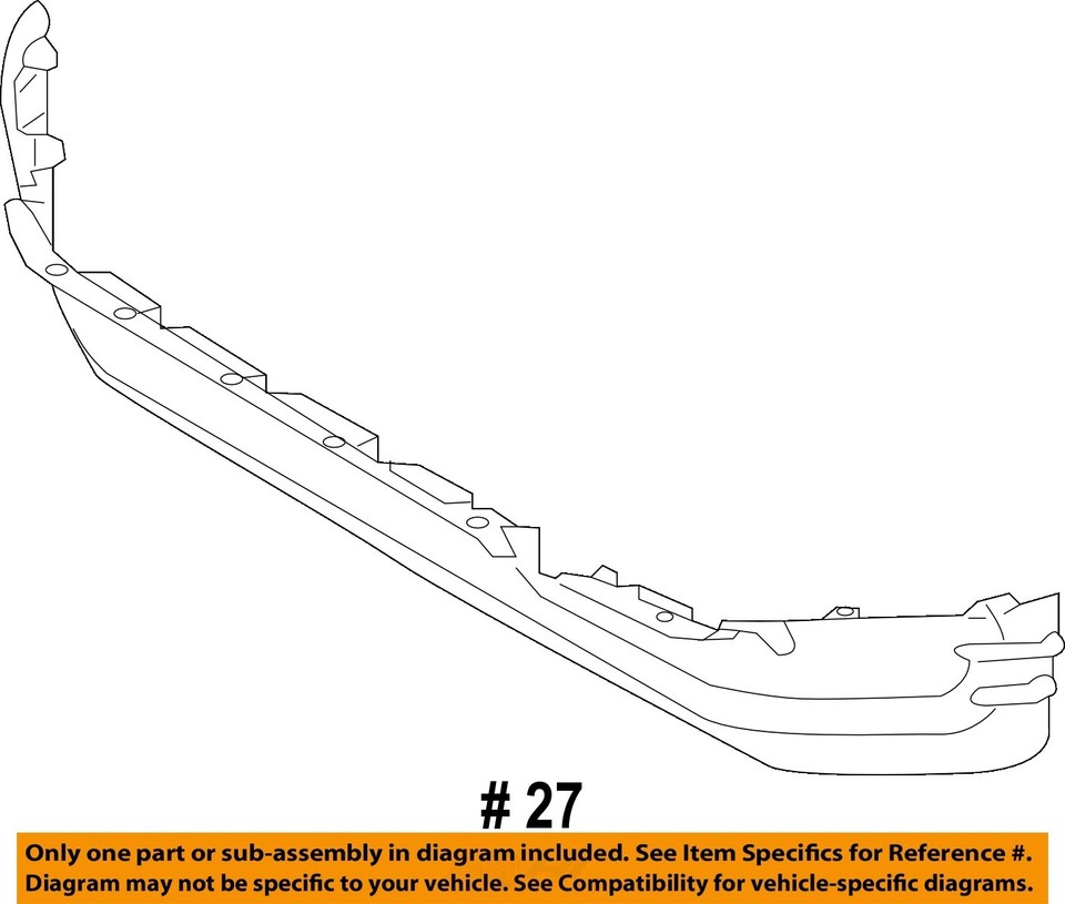 TOYOTA OEM 16-23 Tacoma Front Bumper Bumper Components-Front Spoiler ...