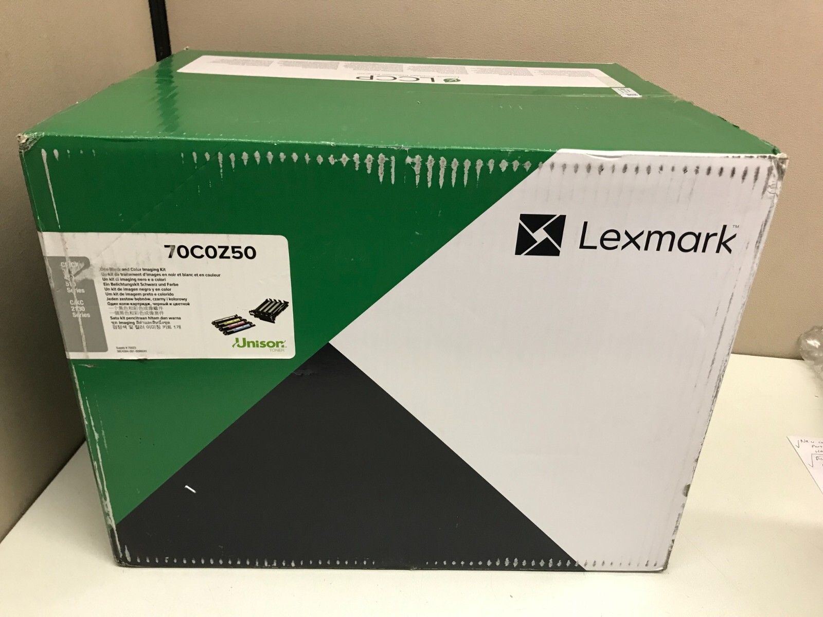 Genuine Open-box Lexmark 70C0Z50 Black + Color Imaging Kit 700Z5 CS ...