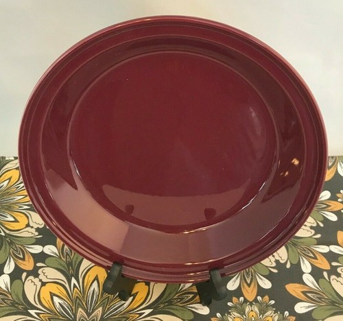 Fiestaware Claret Deep Dish Pie Baker Fiesta Retired Burgundy Pie Pan ...
