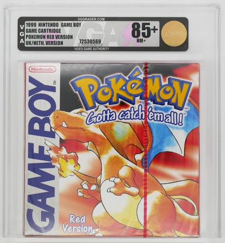 Pokémon Rote Edition Red Version Nintendo GameBoy GB SEALED VGA 85+ RAR ...