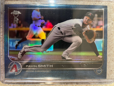 Pavin Smith, Blue Refractor #d /75 - 2022 Ben Baller Chrome Arizona ...
