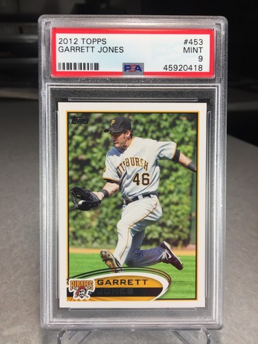 2012 Topps Garrett Jones #453 - PSA 9 - POP 2 (none graded higher ...