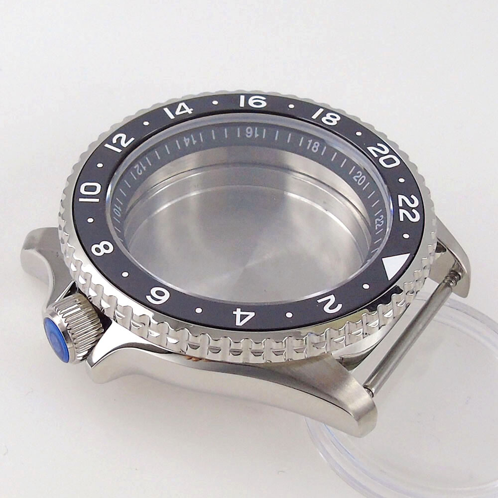 20ATM 41mm Sapphire Glass Watch Case Fit SKX 007 NH34 0NH35 NH36 2824 ...