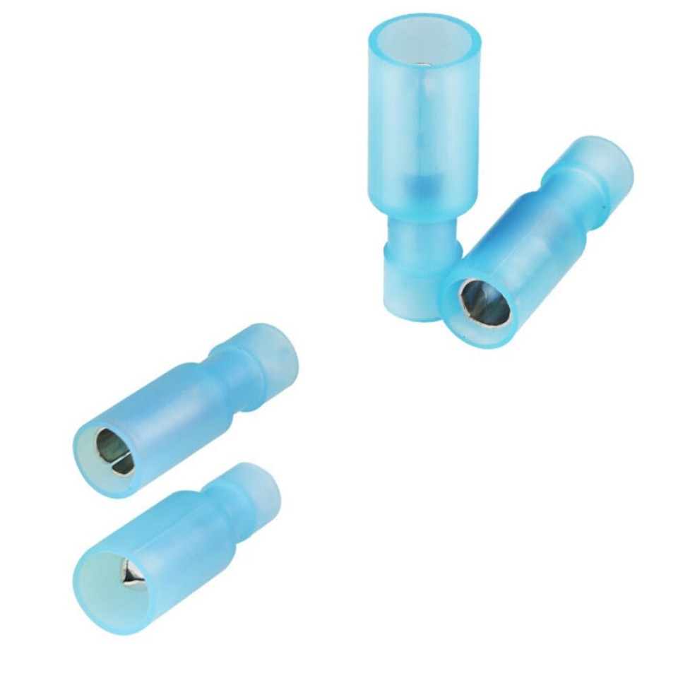 200PCS Nylon Female Male Insulated Bullet Butt Connectors Crimp Wire ...