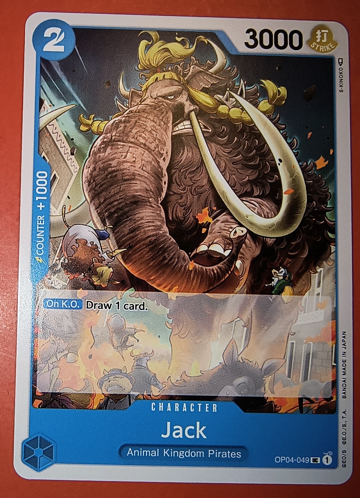 One Piece TCG - OP04 -049/ Kingdoms of Intrigue - Character JACK ...