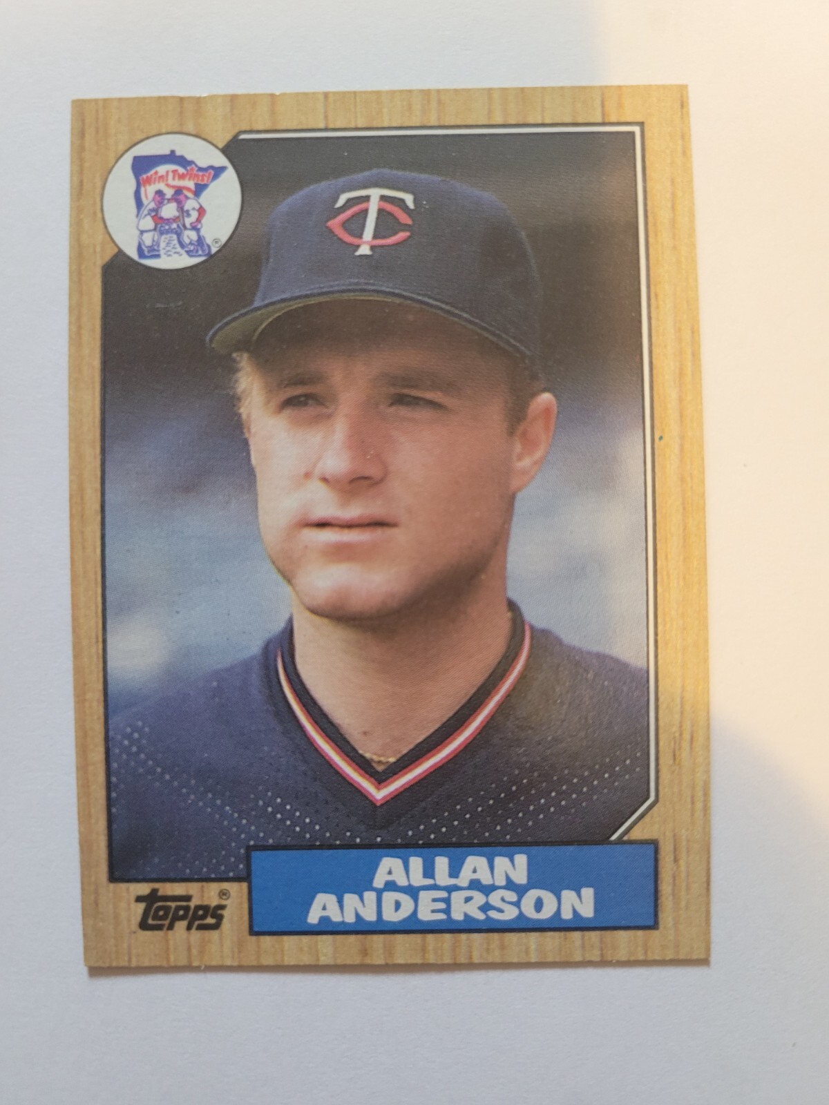 1987 TOPPS ALLAN ANDERSON #336 NM | eBay