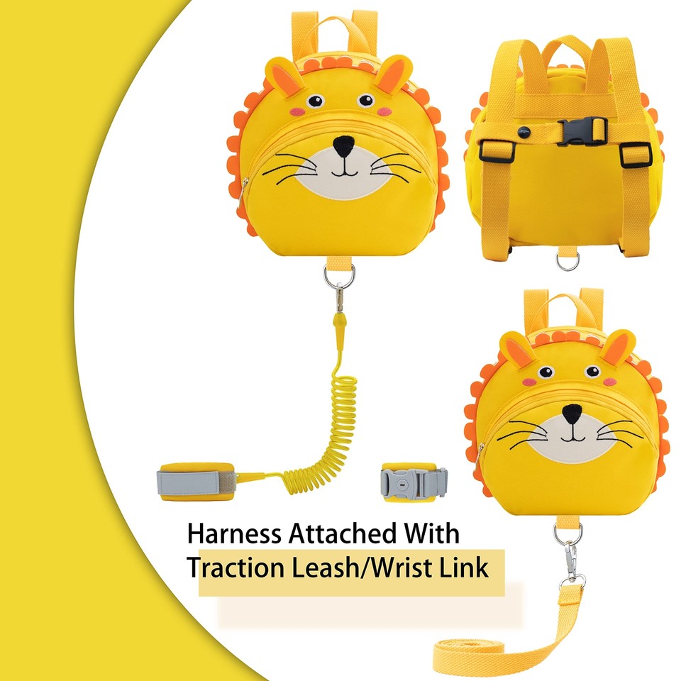 Toddlers Leash Cute Backpacks with Child Kids Anti-Lost Wristlets Wrist ...