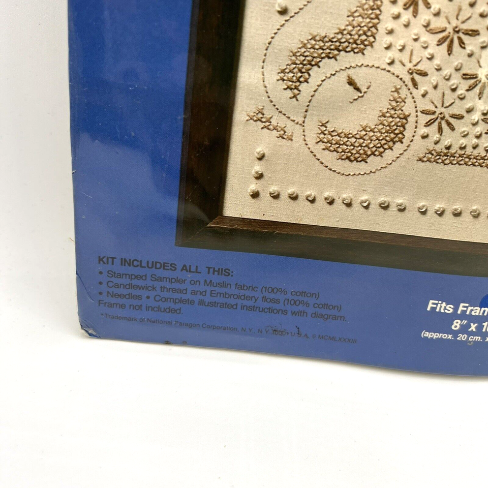 Candlewick Kit "Welcome" Pineapple Stitching Kit Creative Moments 8" x ...