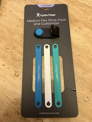 Brand New Hydro Flask Med Flex Strap Pack and Customizer Accessories ...