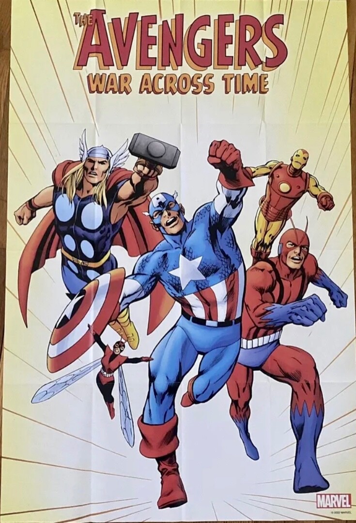 The Avengers - War Across Time Marvel Promo Poster | eBay