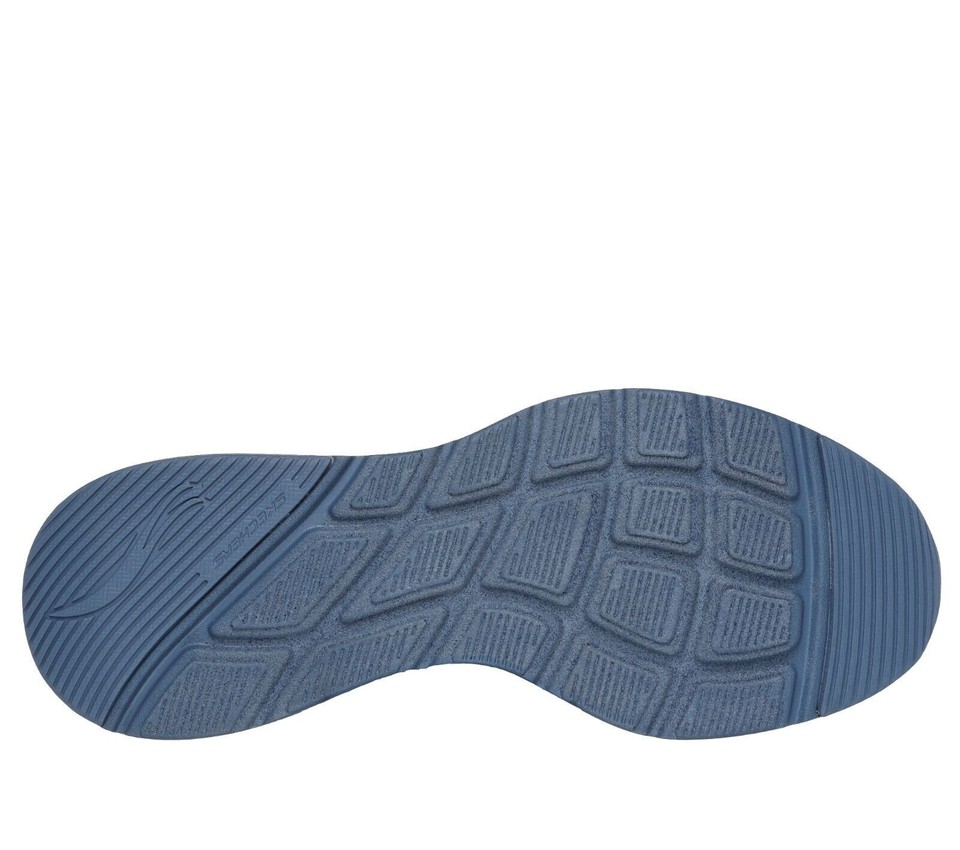 Blue Skechers Shoes Mens Air Cushion Court Memory Foam Mesh Sport ...