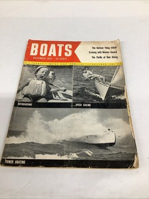 Boats Magazine Dec 1953 Vintage Magazine | eBay