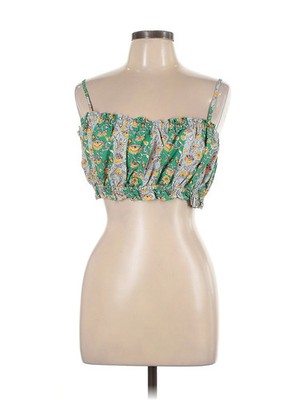Rhode X Target Women Green Sleeveless Blouse M | eBay