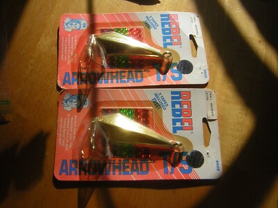 Vintage NEW TWO (2) REBEL GOLD Arrowhead T/S Genuine Silve Plated in ...